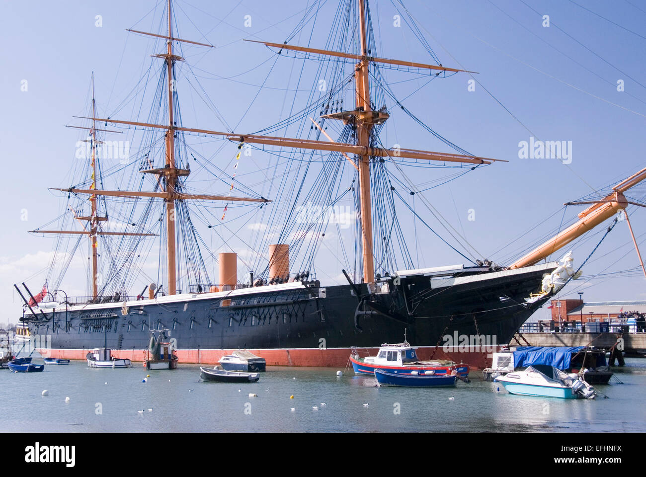 Britains first iron clad warship hi-res stock photography and images ...