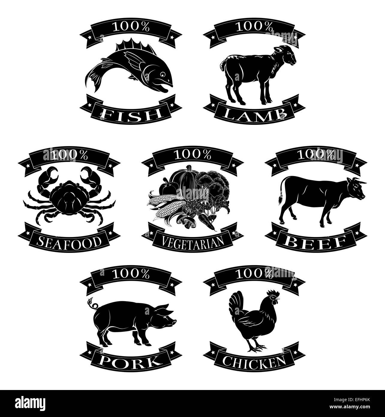 Pork fish Black and White Stock Photos & Images - Alamy