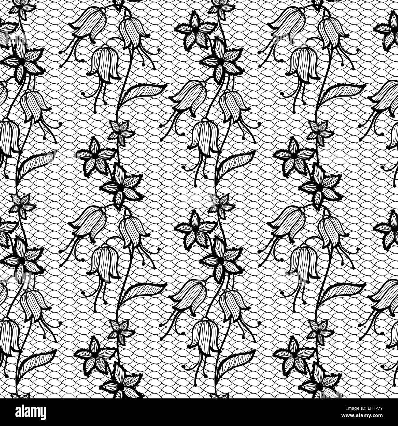 Bellflower illustration Black and White Stock Photos & Images - Alamy