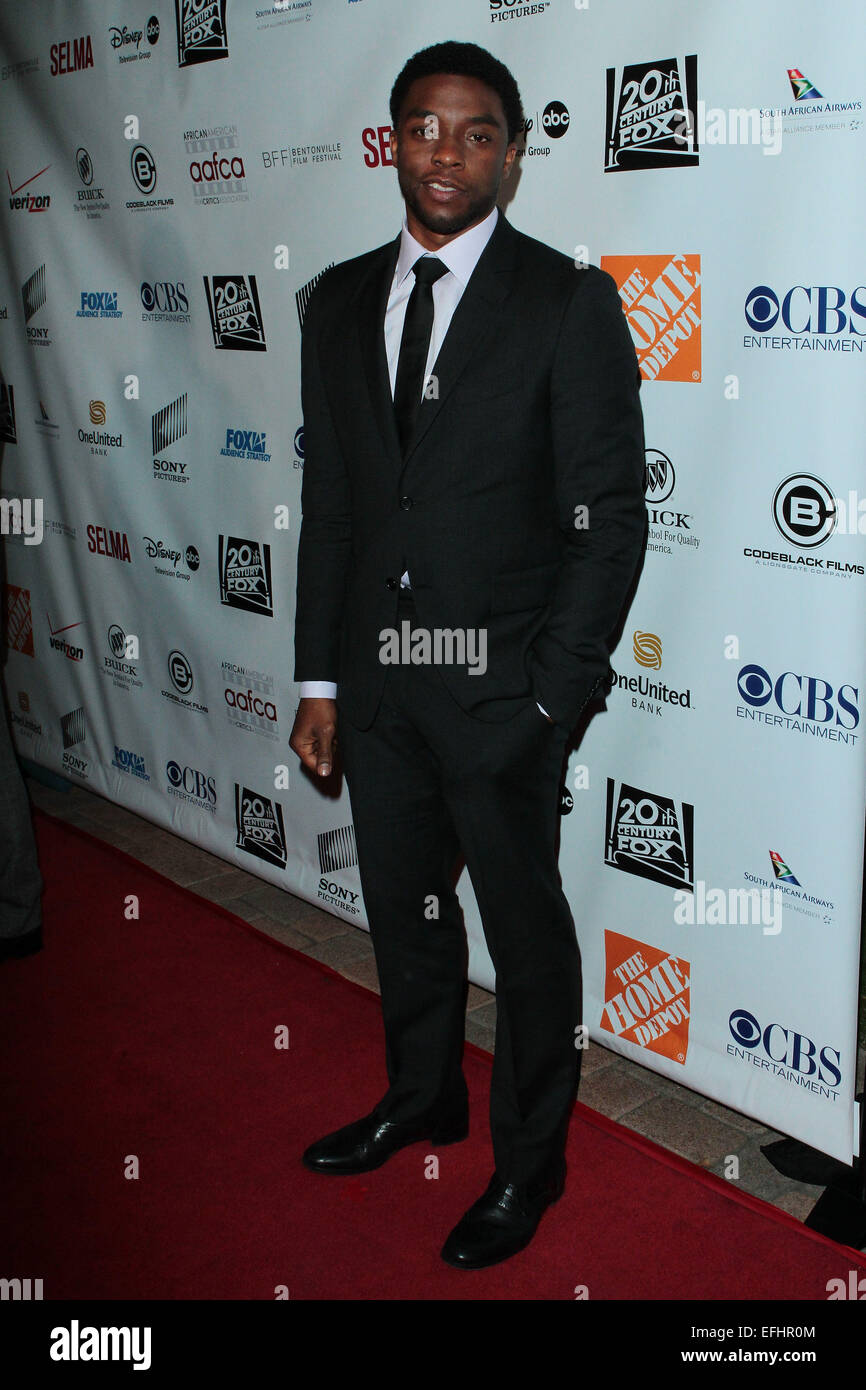 Los Angeles, California, USA. 4th February, 2015. Chadwick Boseman ...
