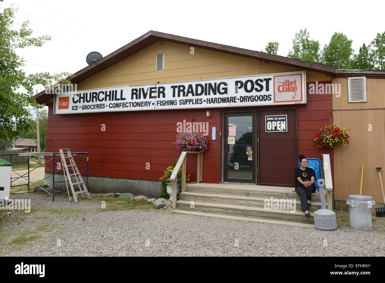 Trading Post store, Canada Stock Photo - Alamy
