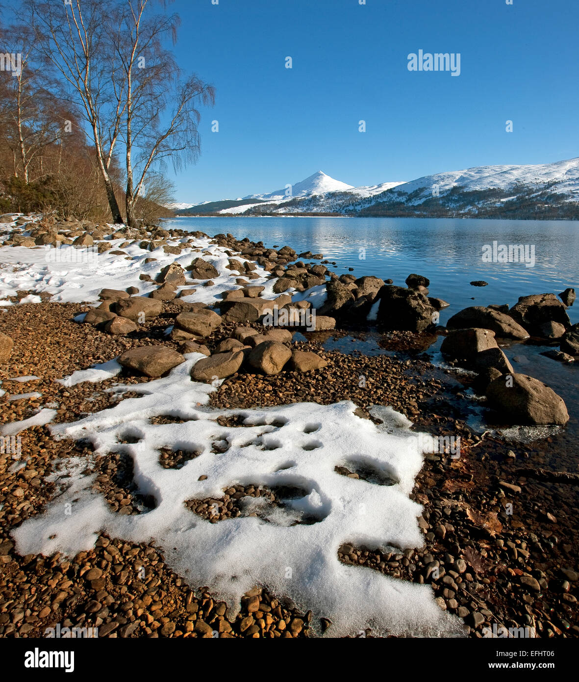 schiehallion from Loch Rannoch, Perthshire Stock Photo - Alamy