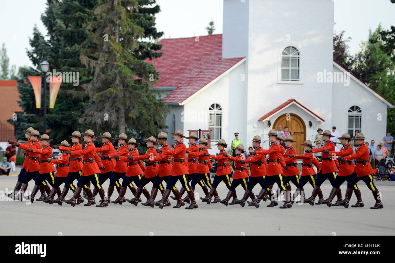 Royal Canadian Mounted Police Depot, RCMP training academy in Regina, Saskatchewan, Canada Stock ...