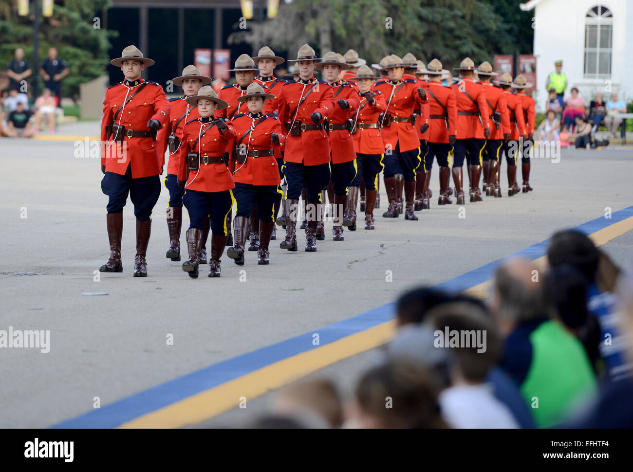 Royal Canadian Mounted Police Depot, RCMP training academy in Regina, Saskatchewan, Canada Stock ...