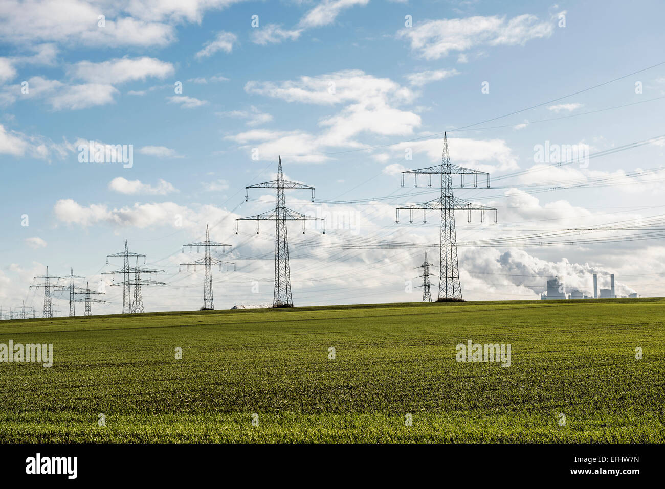 Power poles of europe hi-res stock photography and images - Alamy