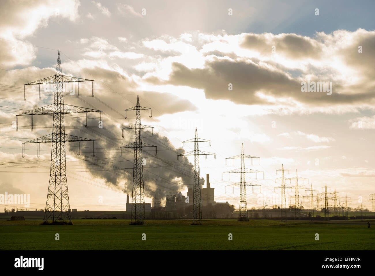 Power poles of europe hi-res stock photography and images - Alamy