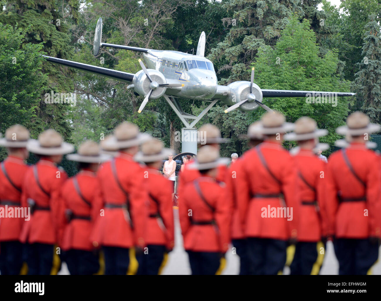 Aircraft displayed at the Royal Canadian Mounted Police Depot, RCMP ...