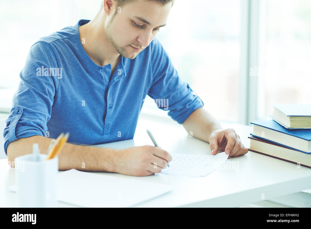 Answer sheet hi-res stock photography and images - Alamy