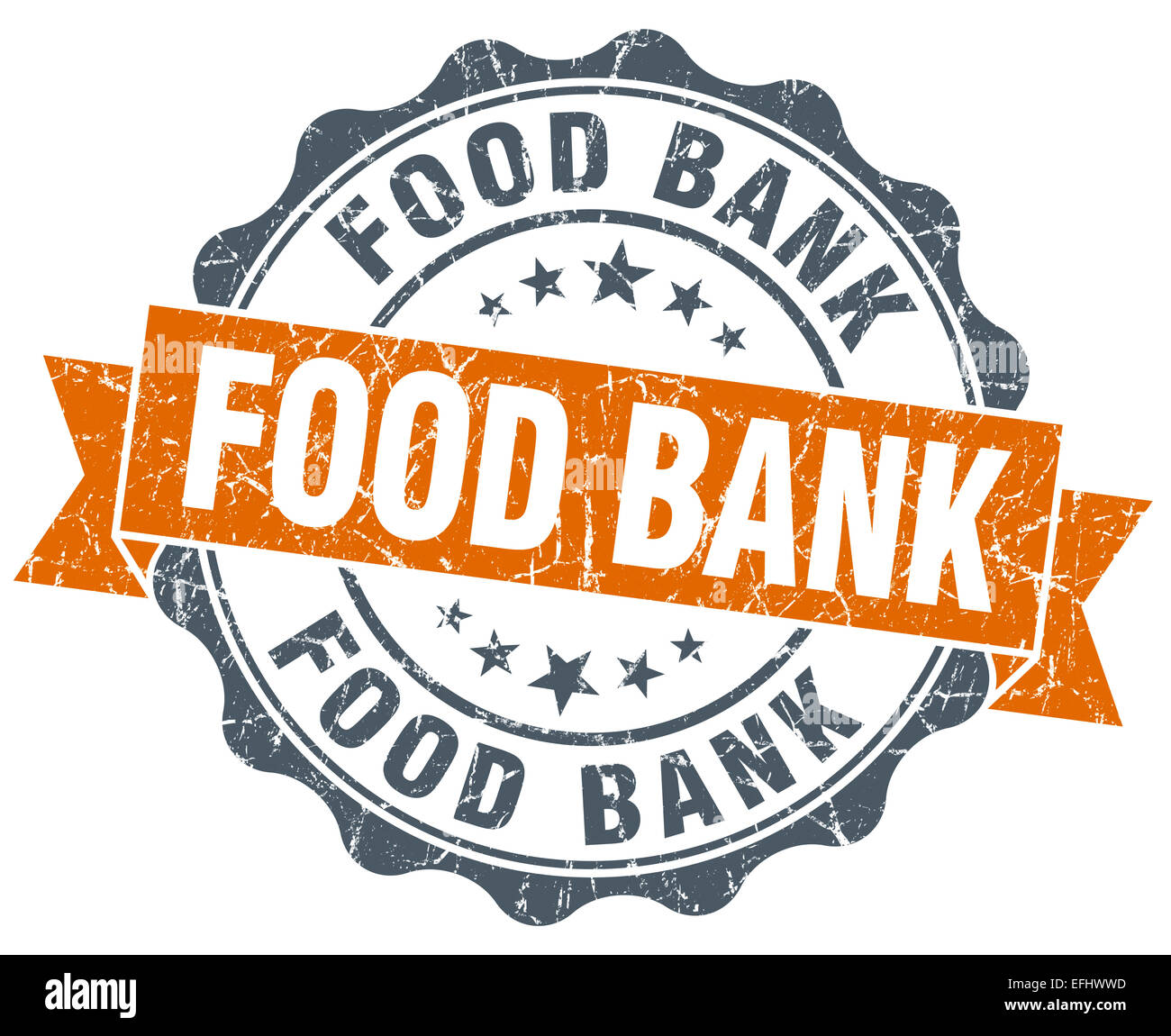 Food bank stamp sign seal hi-res stock photography and images - Alamy