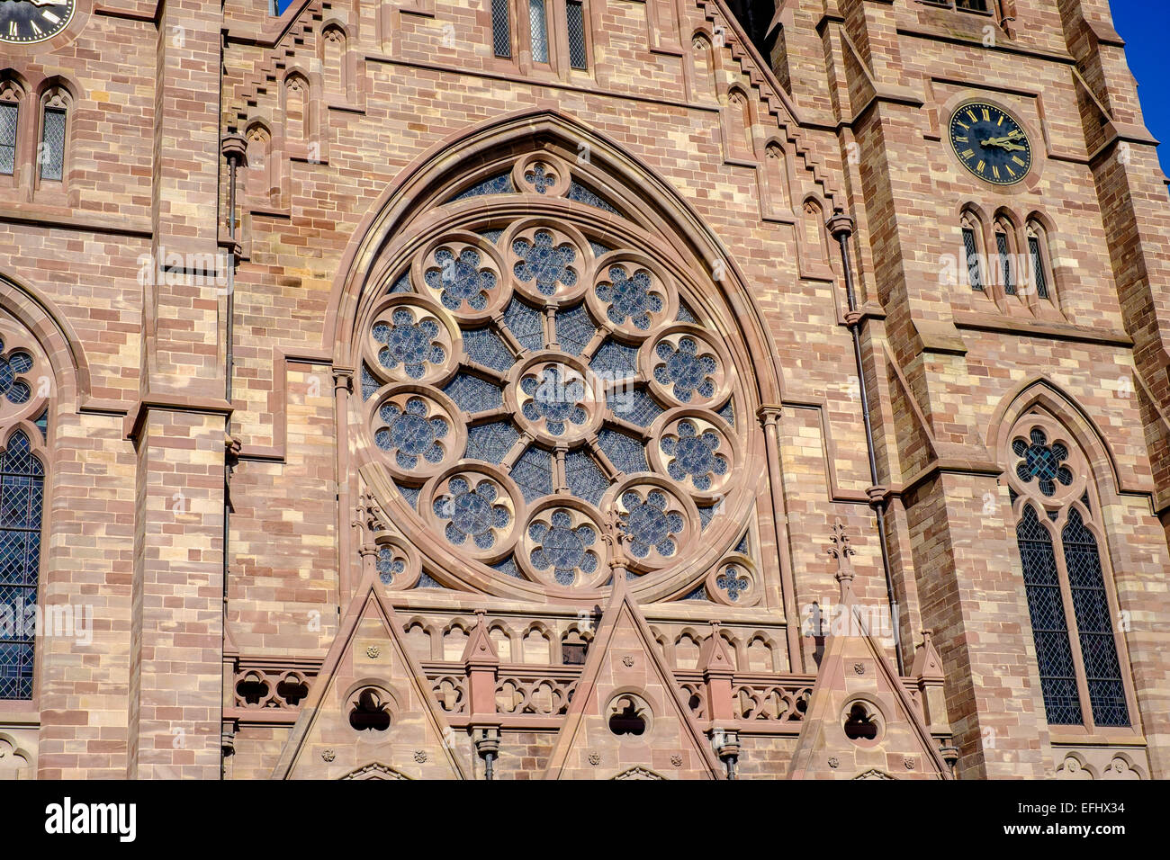 St paul church rose window hi-res stock photography and images - Alamy
