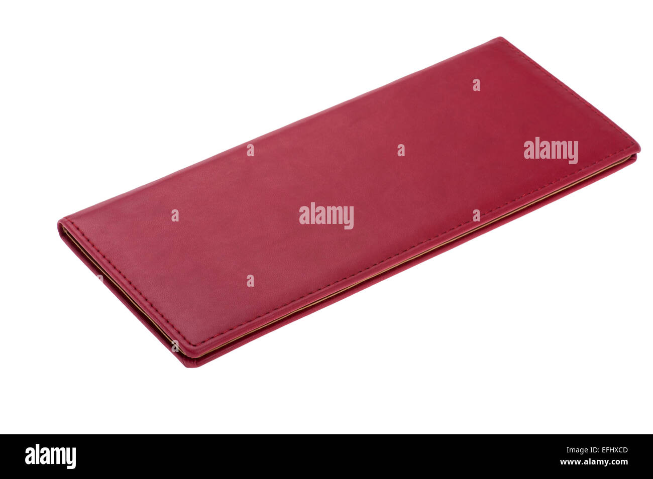 object isolated on white - new red handbook Stock Photo - Alamy