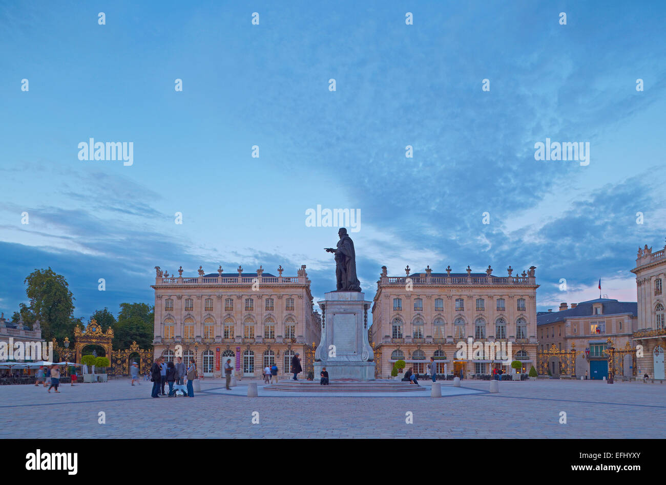 Statue Stanislas Place Stanislas In High Resolution Stock Photography ...