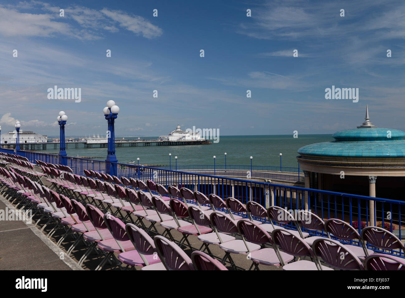 Band stand seafront promenade, Eastbourne Stock Photo - Alamy