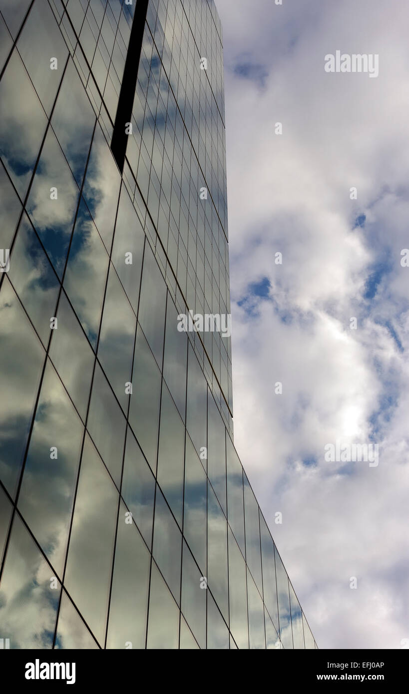 Modern glass office building Stock Photo - Alamy