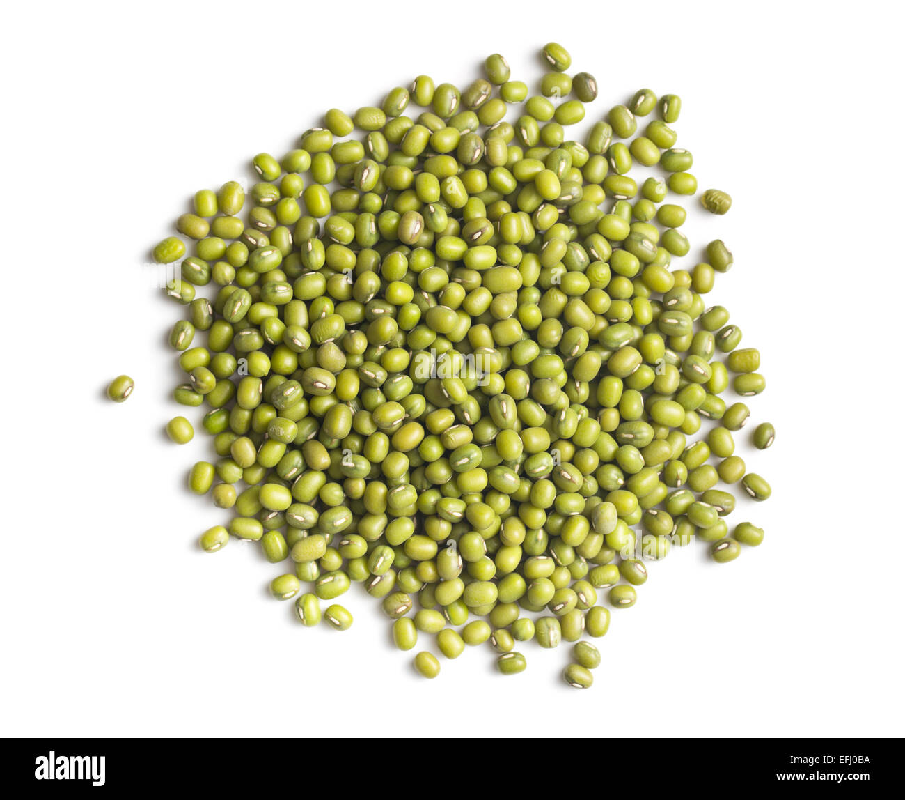 mung beans on white background Stock Photo - Alamy