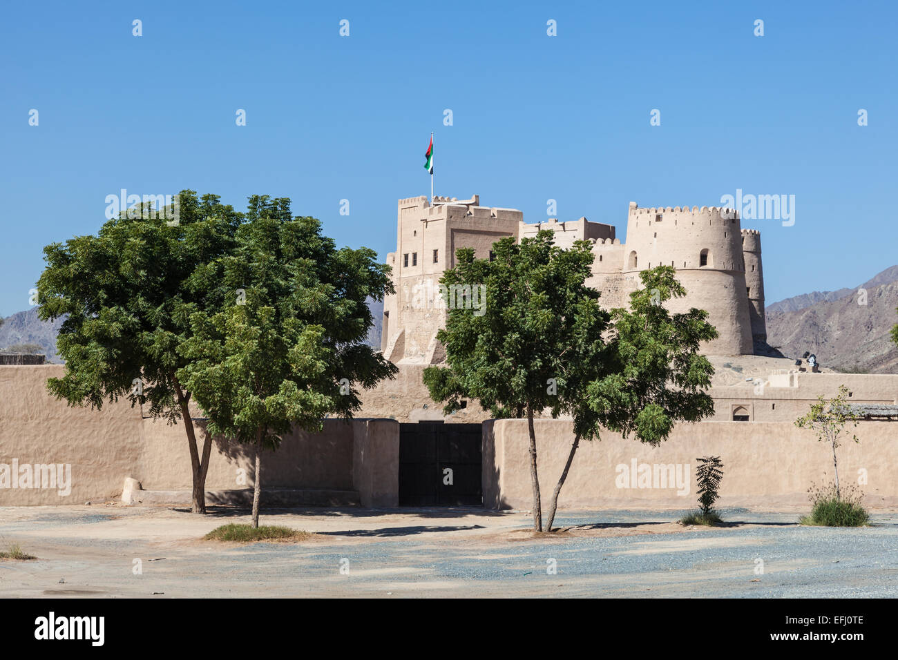 Historic fort in Fujairah, United Arab Emirates Stock Photo - Alamy