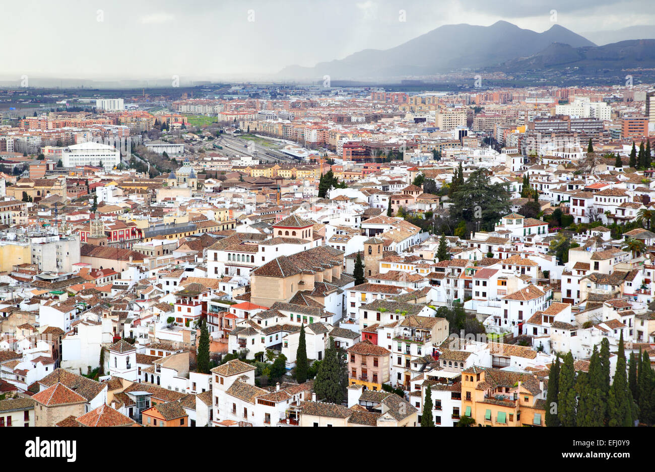 Panoramic granada hi-res stock photography and images - Alamy