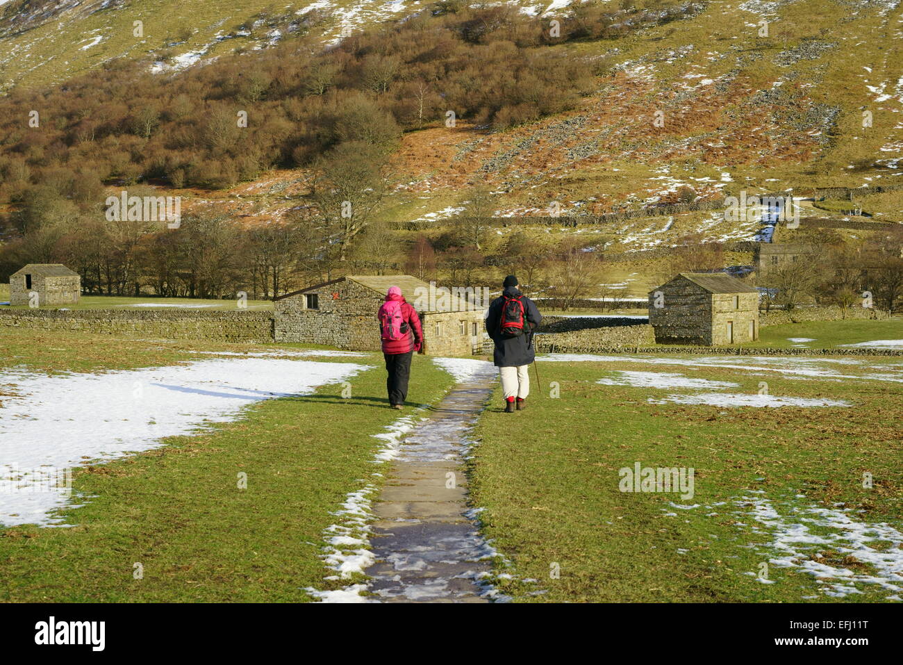 Keld to Muker, Swaledale, Yorkshire Dales, North Yorkshire Stock Photo ...