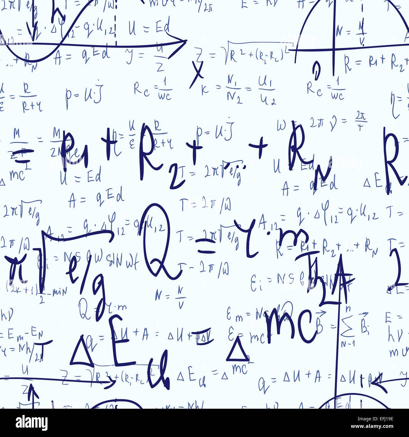 seamless formula background Stock Photo - Alamy