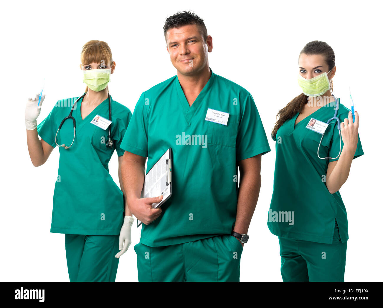 Surgery Team -Doctor and Nurses Stock Photo - Alamy