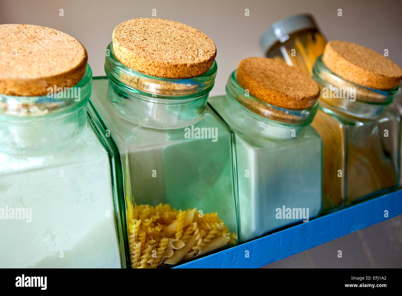 Kitchen glass storage hi-res stock photography and images - Alamy