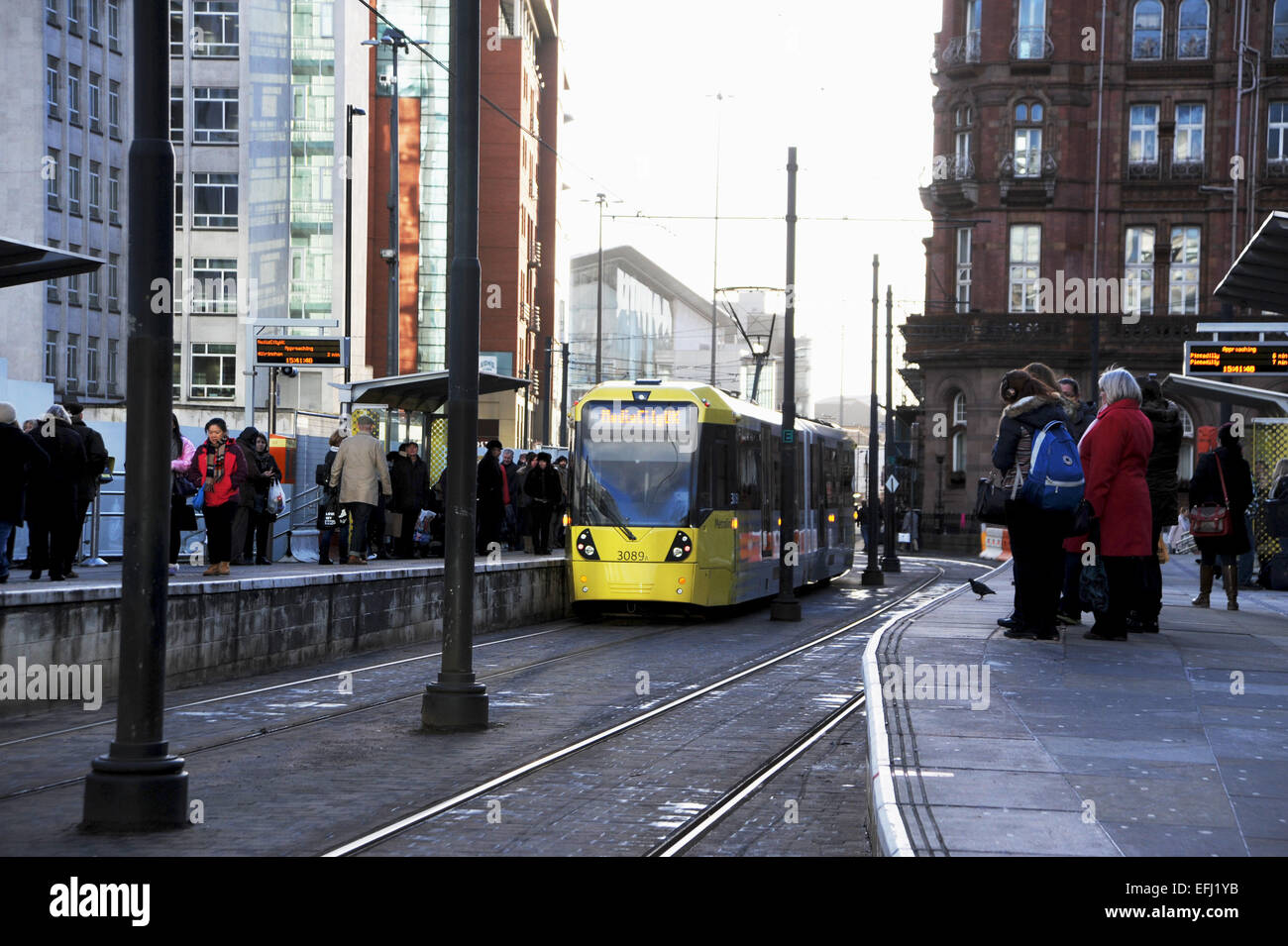 Manchester trams hi-res stock photography and images - Alamy