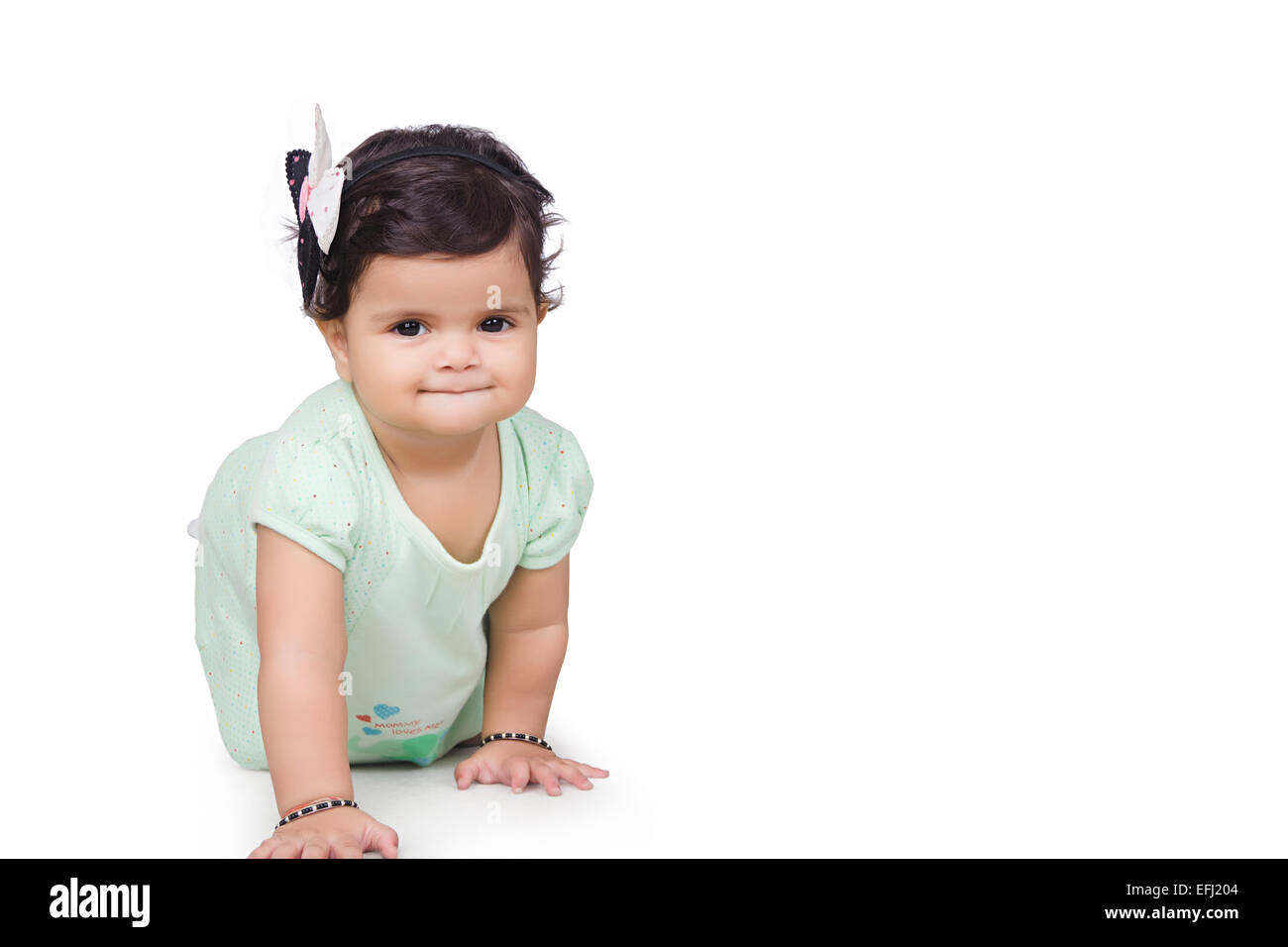 Indian kid crawling hi-res stock photography and images - Alamy