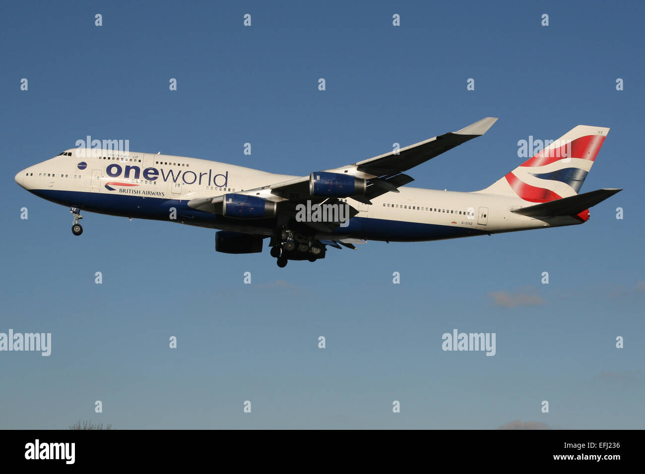 BA ONE WORLD 747 Stock Photo - Alamy