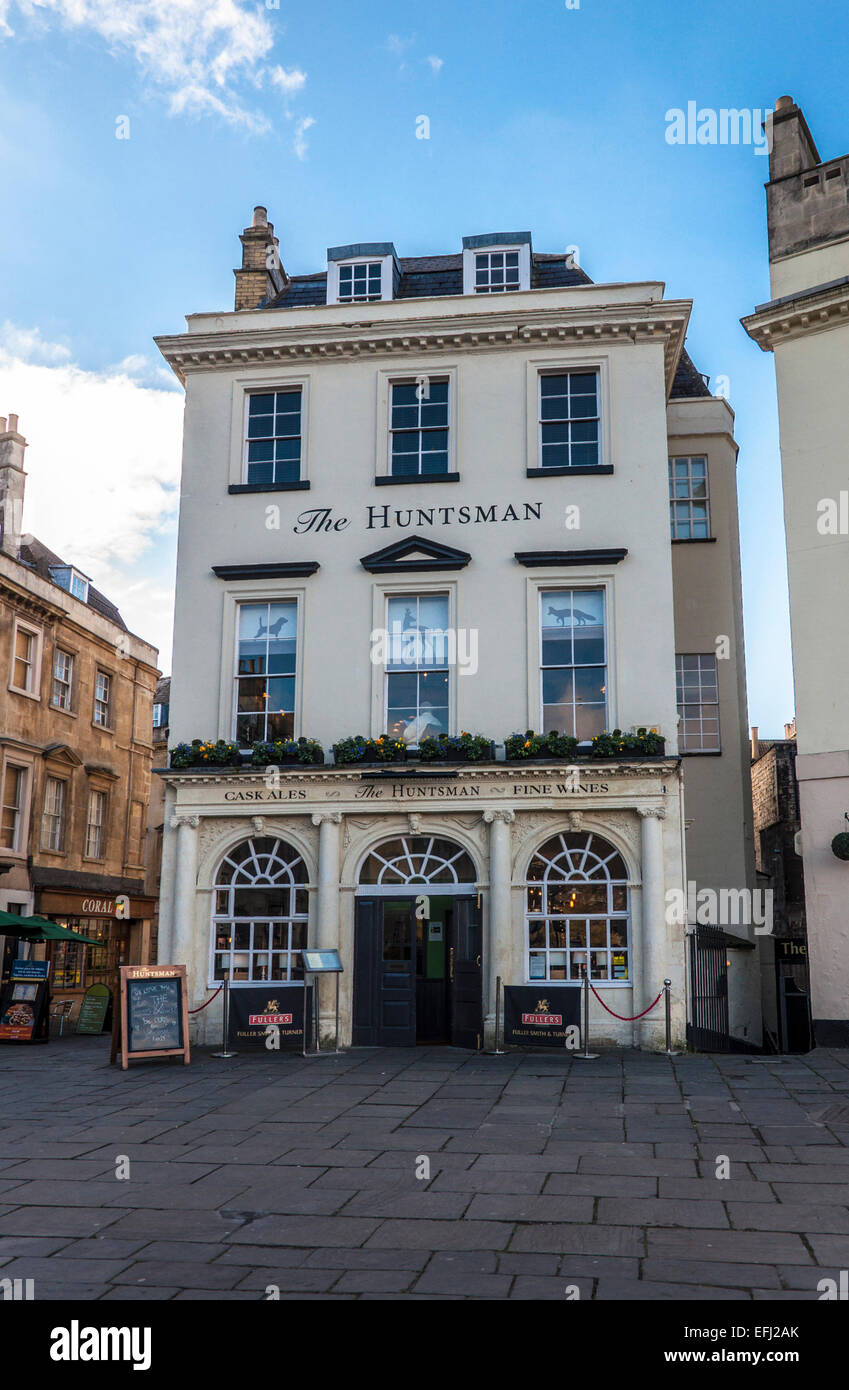 The Huntsman pub in Bath Somerset England UK Stock Photo - Alamy