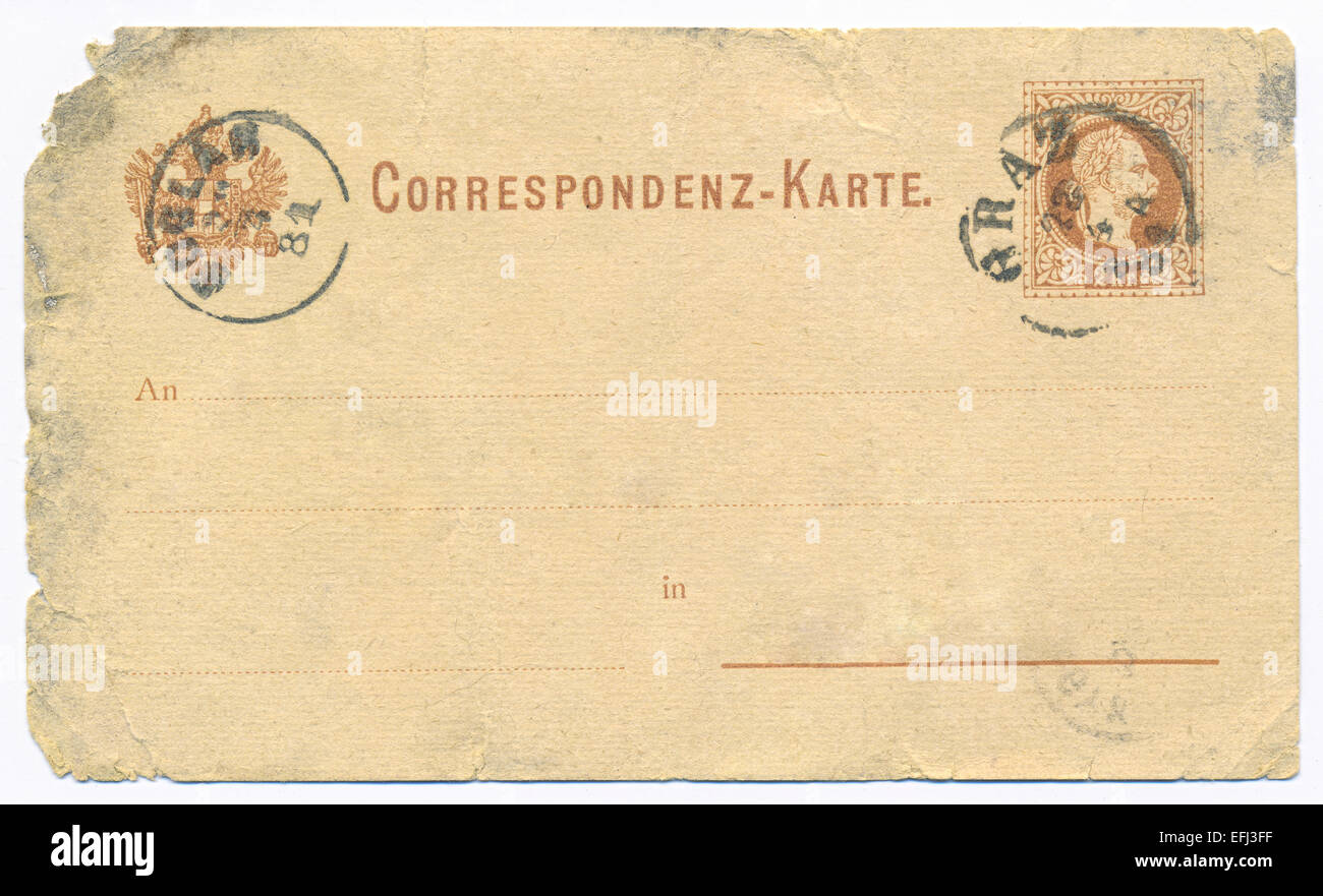 Old postcard calligraphy hi-res stock photography and images - Alamy