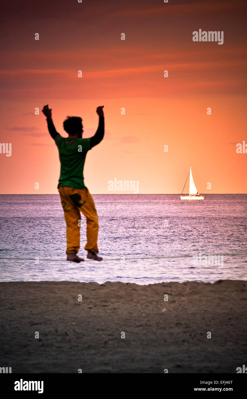 Tightrope walking balance hi-res stock photography and images - Alamy