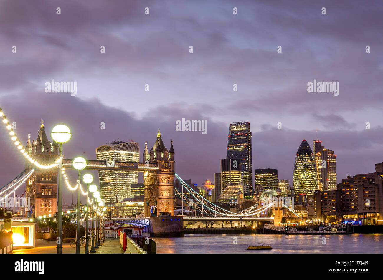 Southbank London And Lights High Resolution Stock Photography and ...