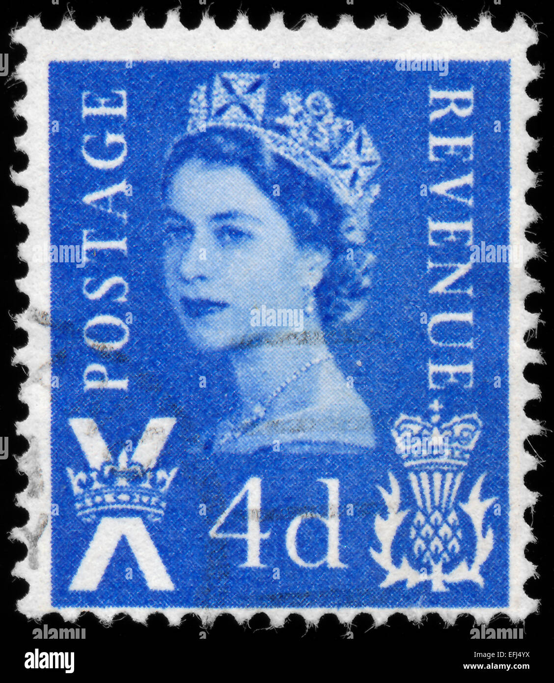 UNITED KINGDOM - CIRCA 1958: A postage stamp printed in Scotland shows ...