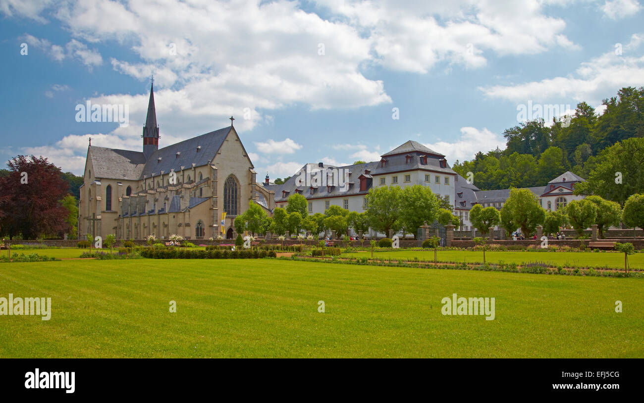 Abtei Marienstatt from the 13th century with church, Nistertal ...