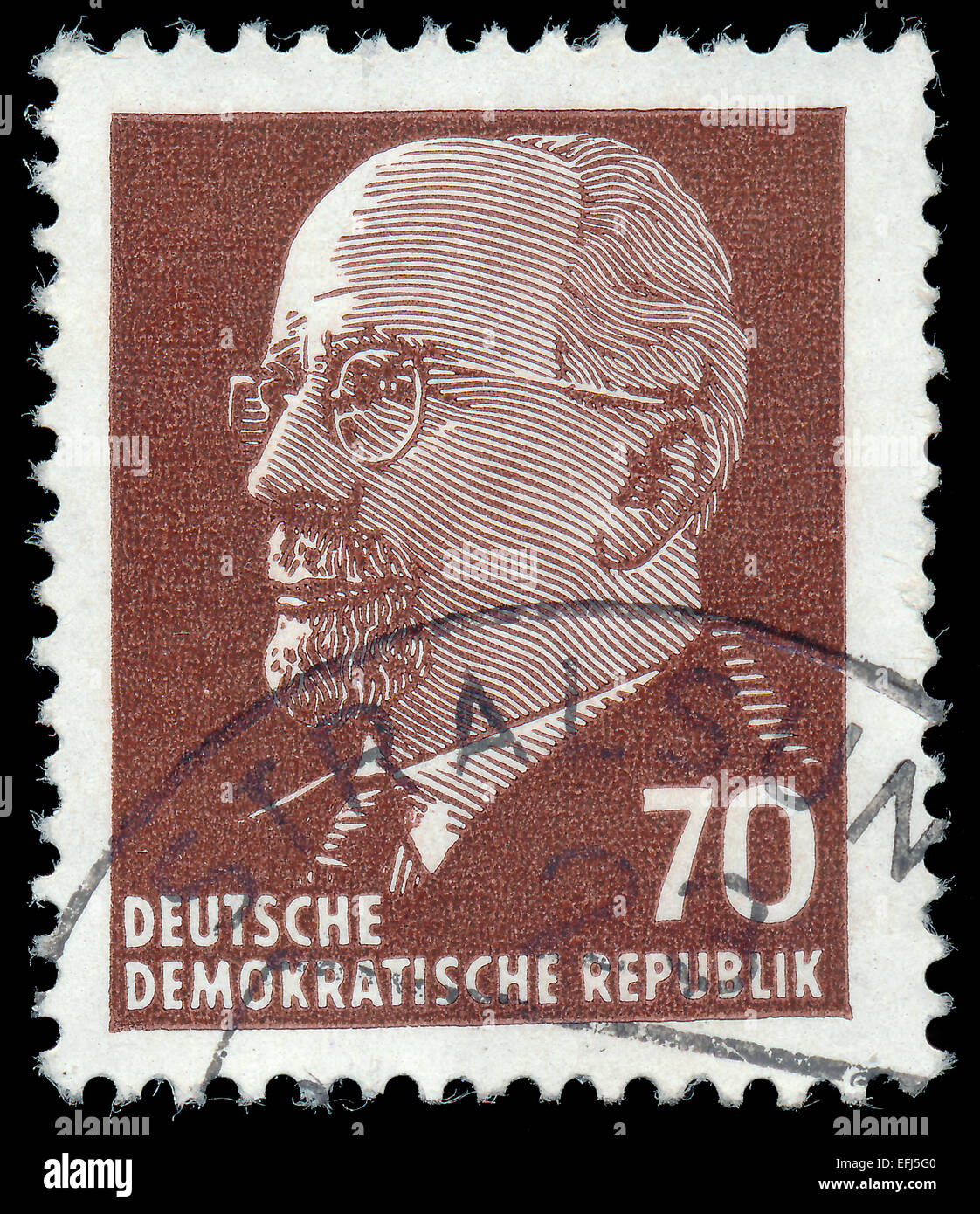 GERMAN DEMOCRATIC REPUBLIC - CIRCA 1961: A stamp printed in Germany ...