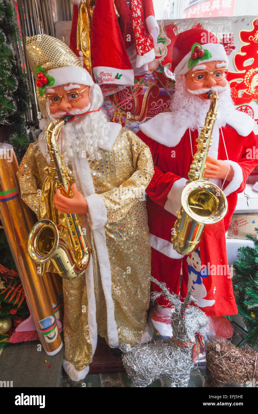 China santa claus shanghai hi-res stock photography and images - Alamy
