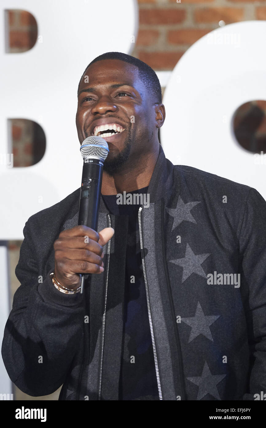 Madrid, Spain. 5th Feb, 2015. Kevin Hart attend 'The Wedding Ringer ...