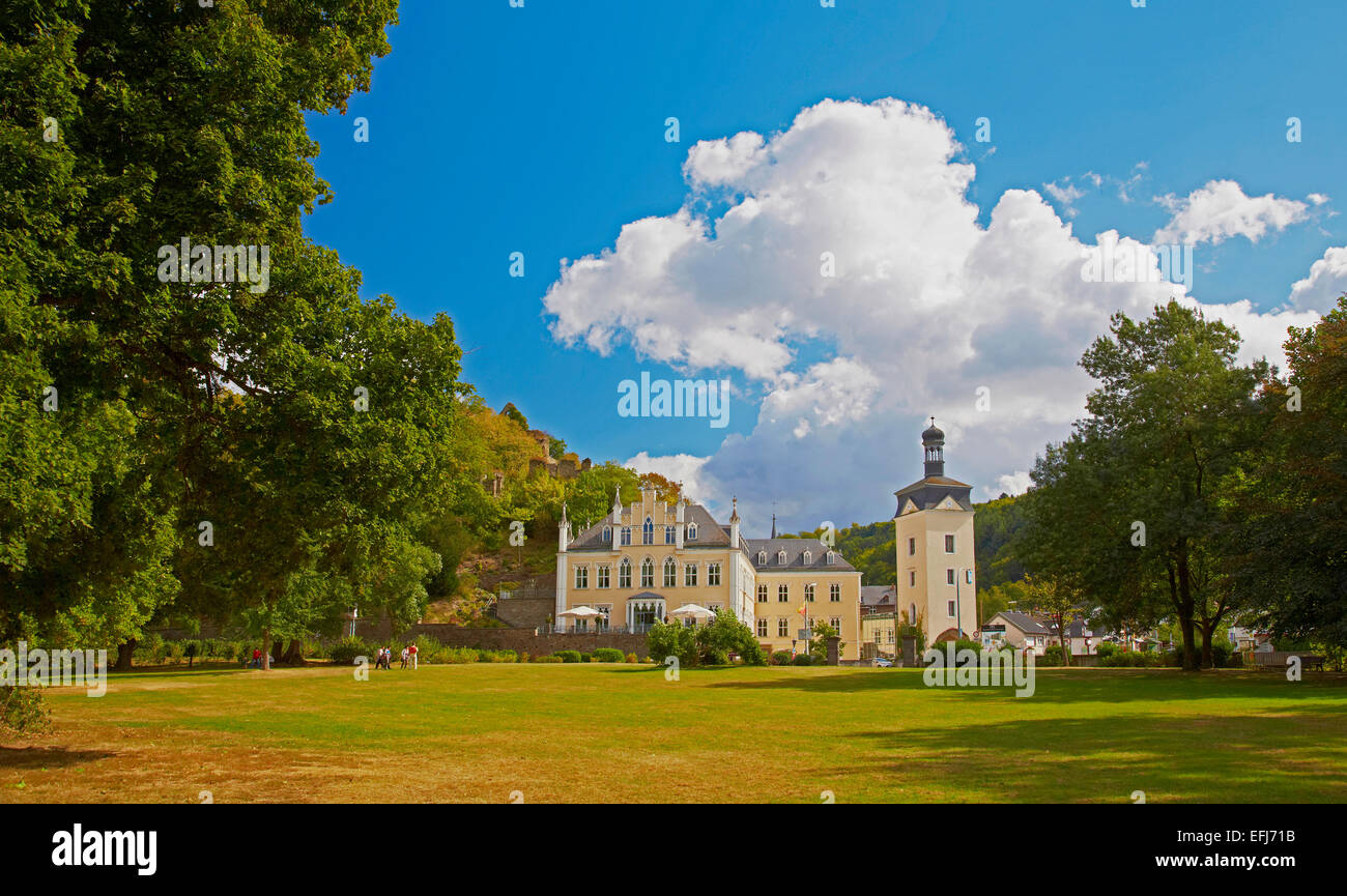 View from the castle gardens at Sayn castle, Sayn, Bendorf-Sayn ...