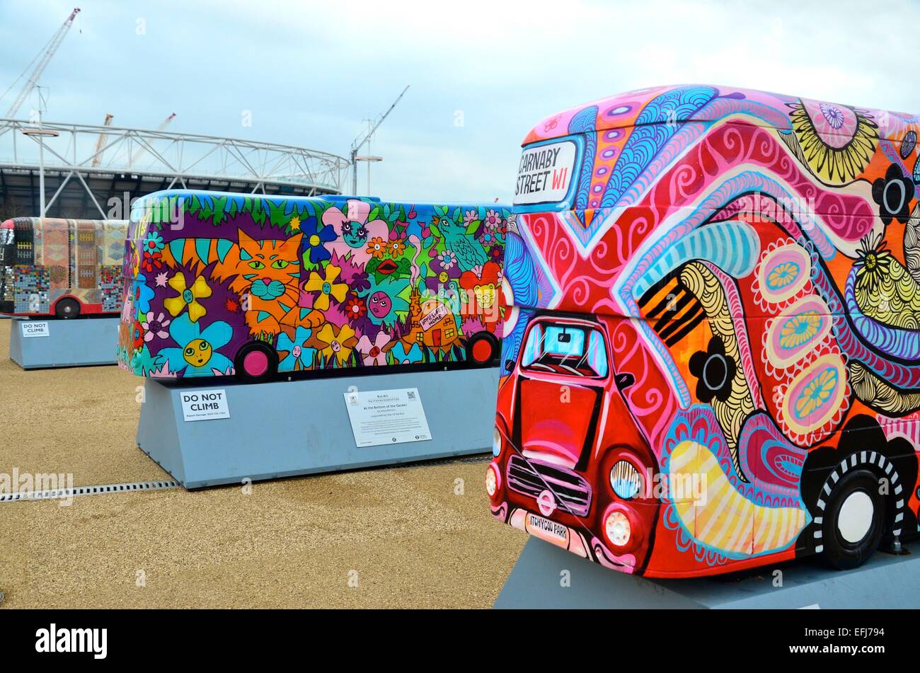 Model Buses at the Year of the Bus Exhibition at the Queen Elizabeth ...