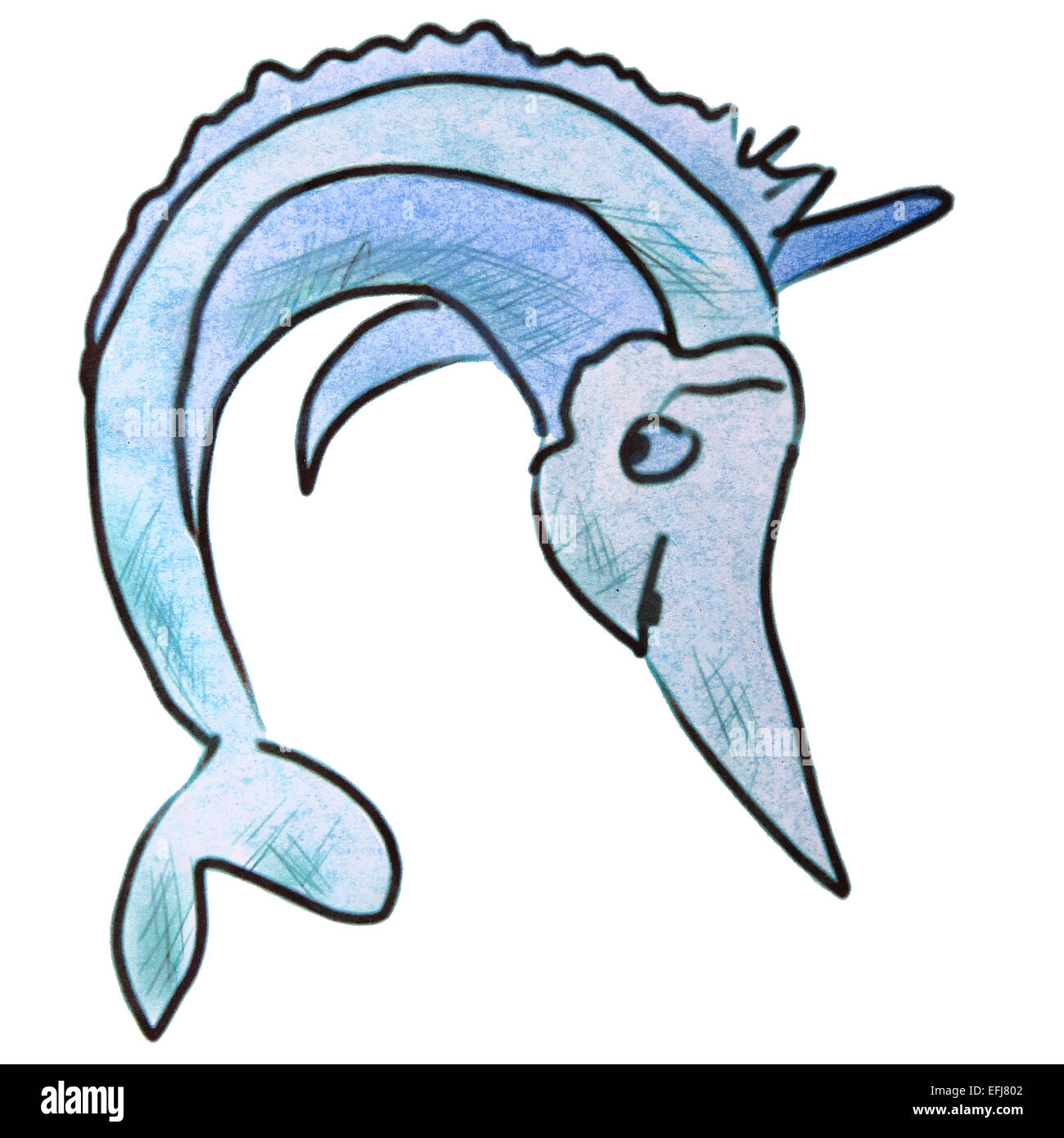 Watercolor light marine green Cut Out Stock Images & Pictures - Alamy