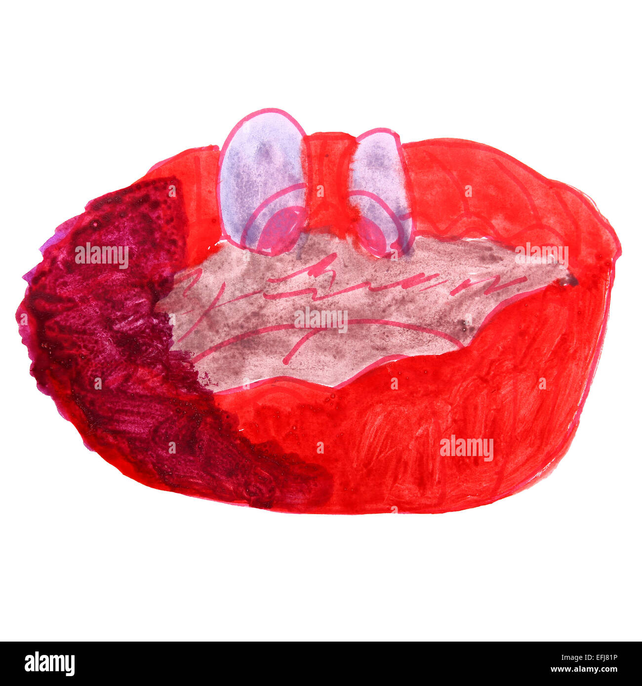 Shell watercolor Cut Out Stock Images & Pictures - Alamy