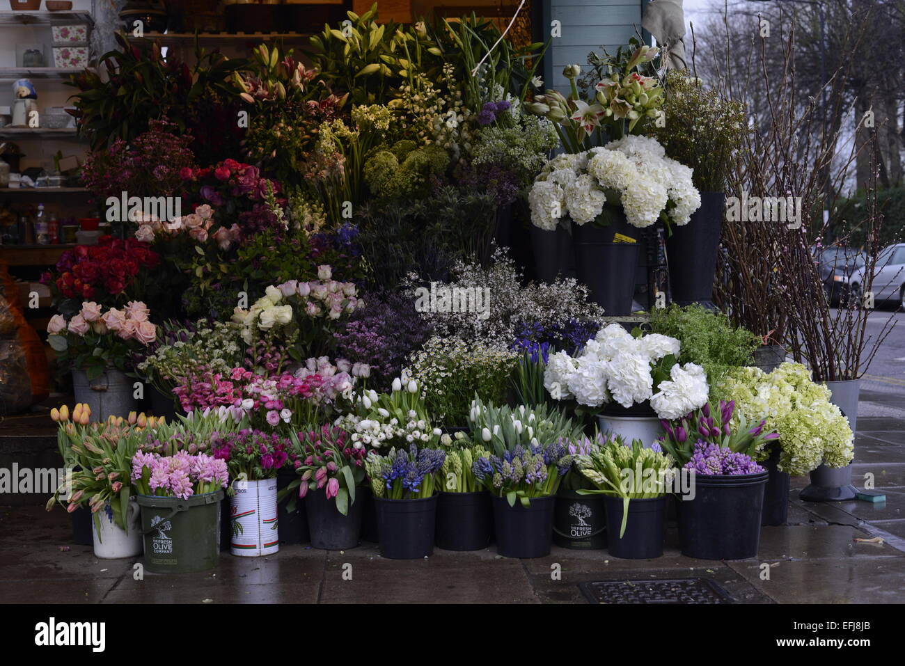 Corner flowers hi-res stock photography and images - Alamy