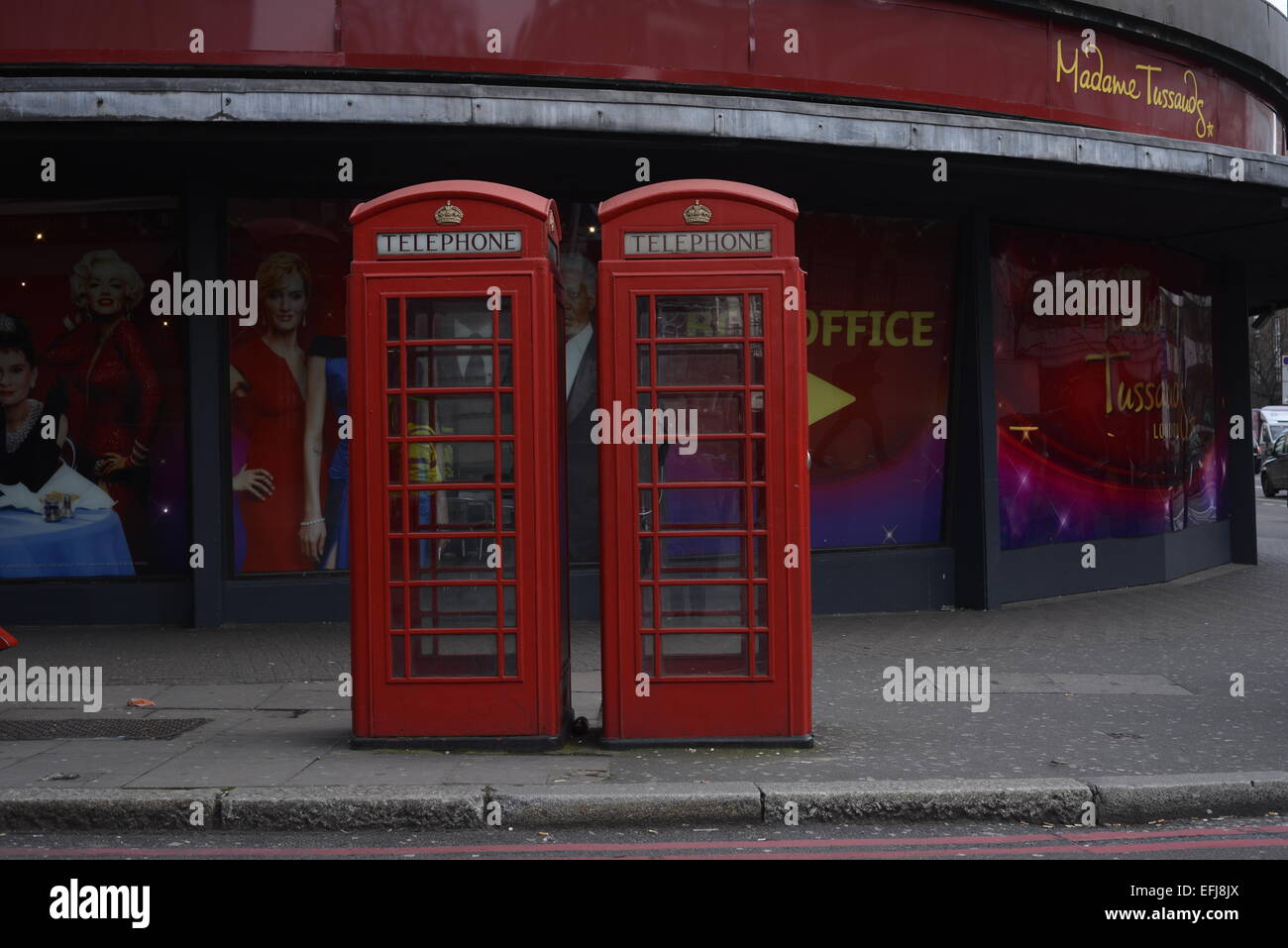 Rare red telephone box hi-res stock photography and images - Alamy