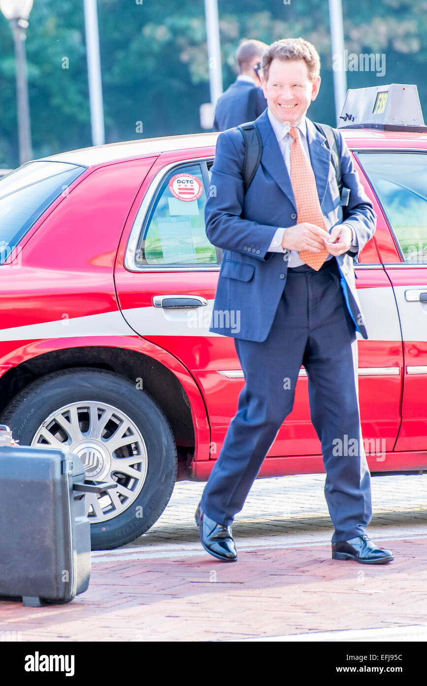 October 2, 2014: Washington, DC, people traveling through Union Station ...