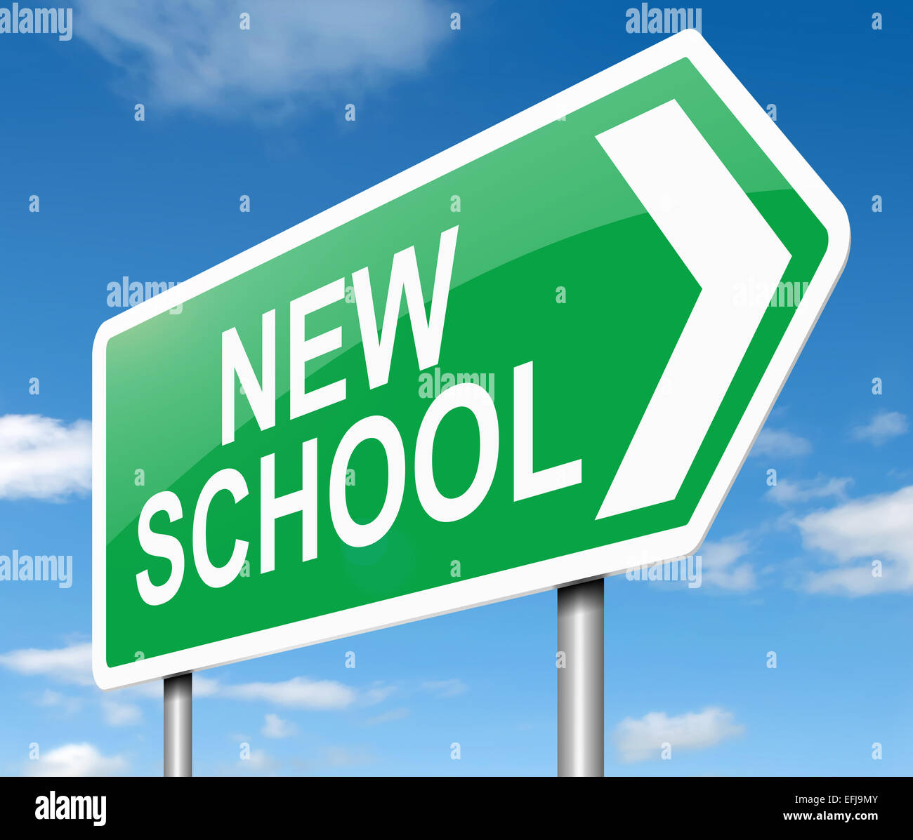 New school concept Stock Photo - Alamy