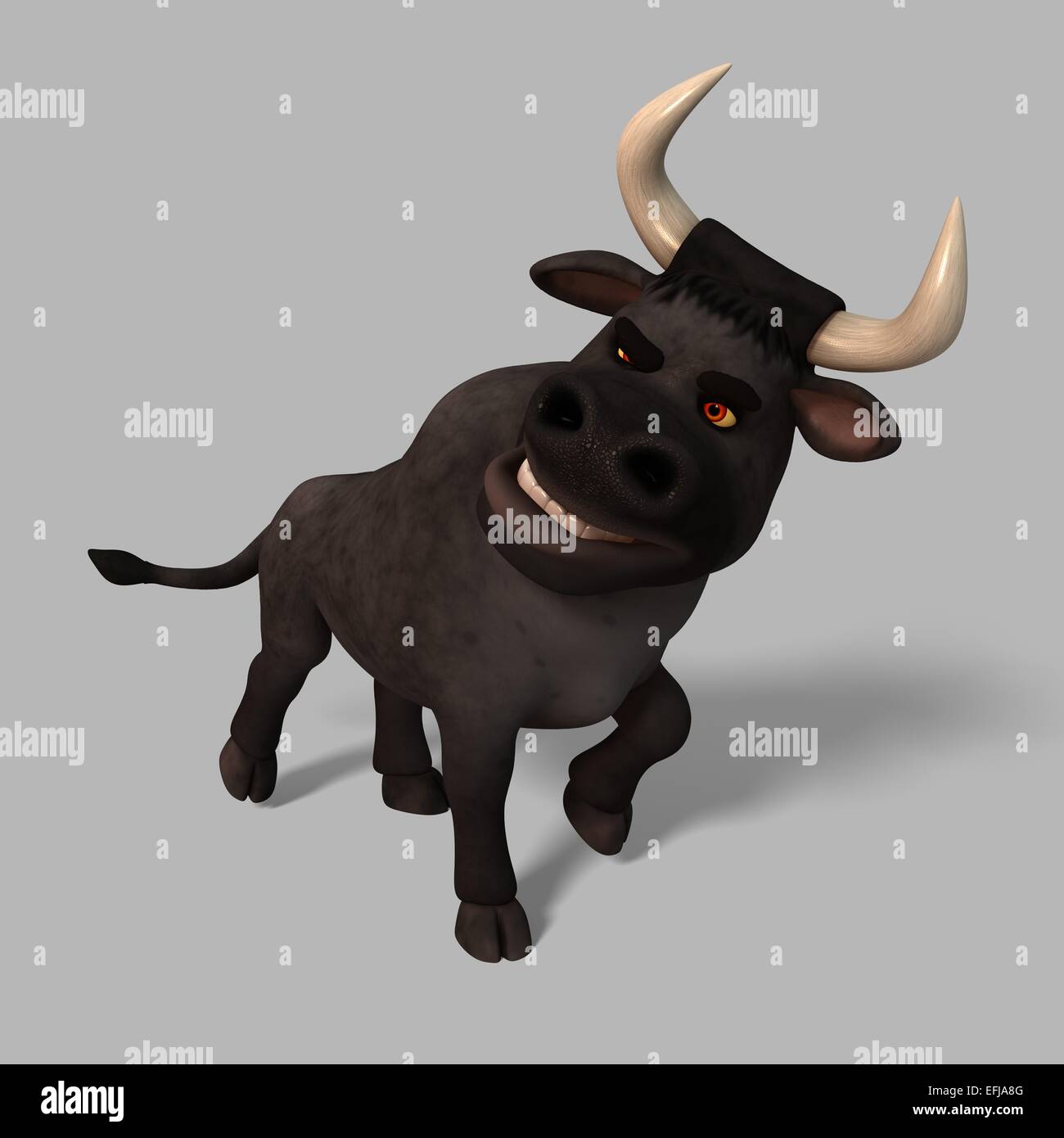 Cartoon bull hi-res stock photography and images - Alamy