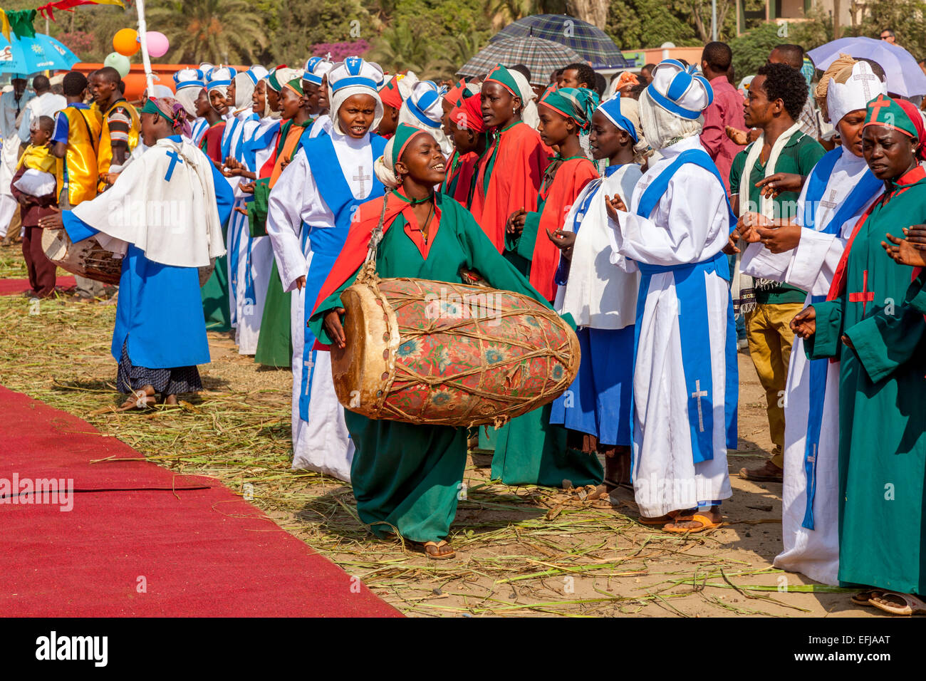 Timkat (Epiphany) Celebrations, Jinka Town, The Omo Valley, Ethiopia ...