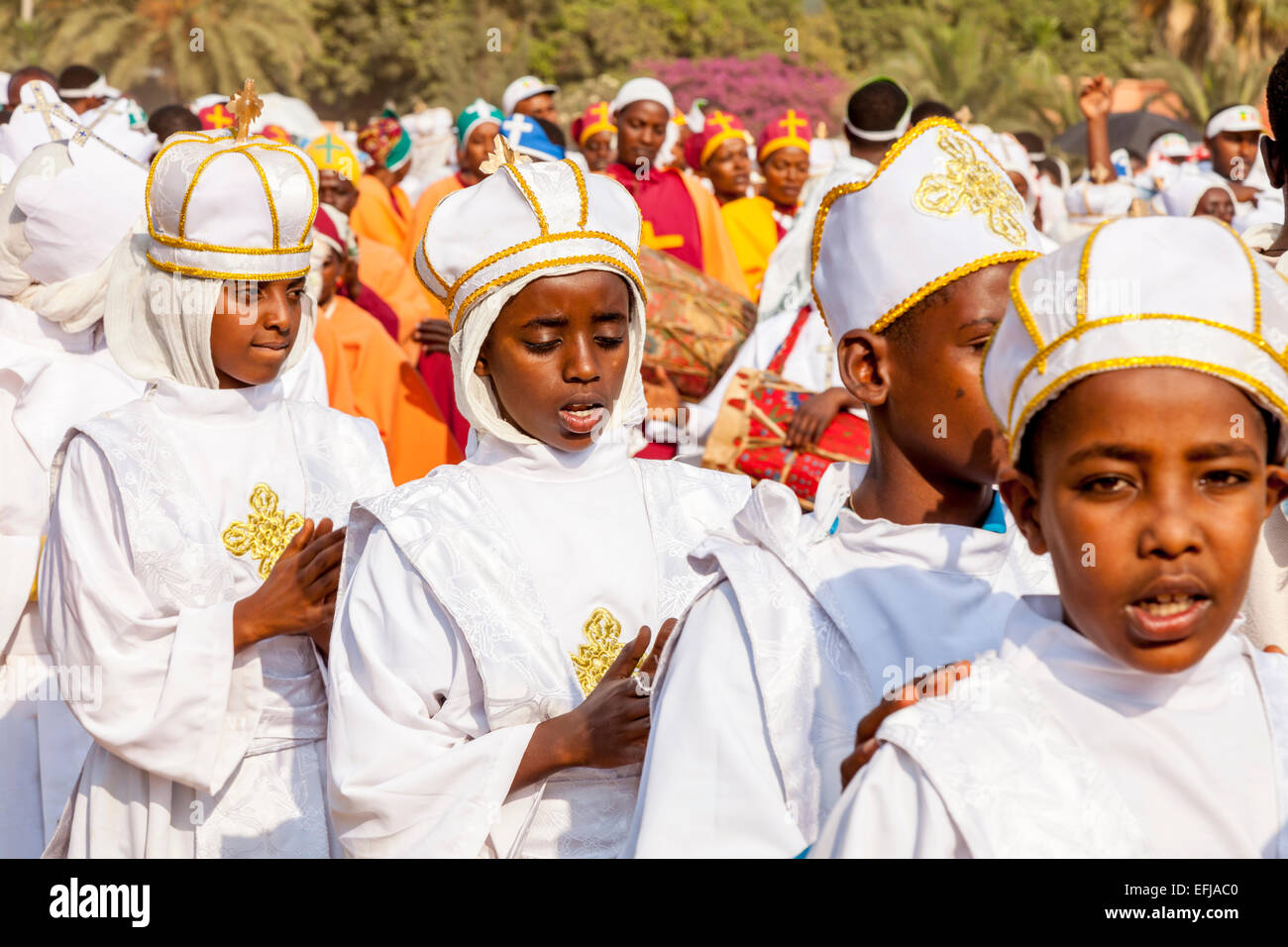 Timkat (Epiphany) Celebrations, Jinka Town, The Omo Valley, Ethiopia ...