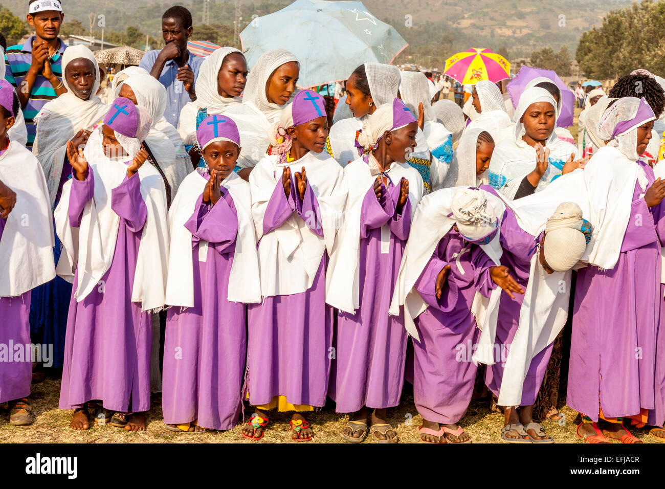 Timkat (Epiphany) Celebrations, Jinka Town, The Omo Valley, Ethiopia ...