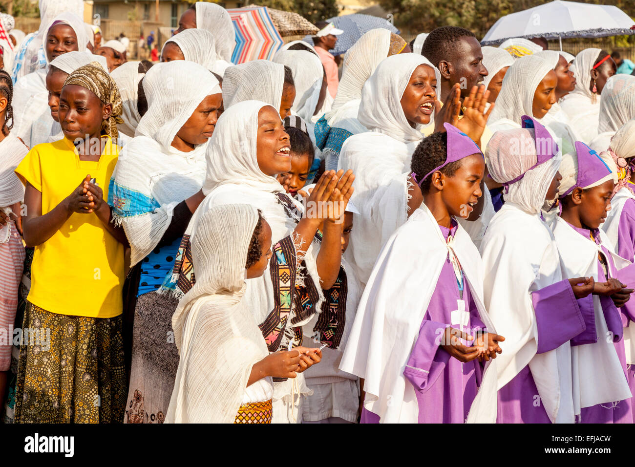 Timkat (Epiphany) Celebrations, Jinka Town, The Omo Valley, Ethiopia ...